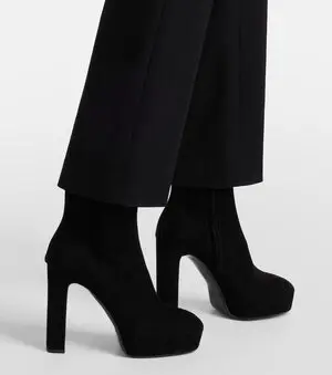 JIMMY CHOO Marene 120 Suede Ankle Boots