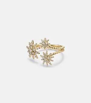 David Yurman Starburst Diamond Ring - Gold