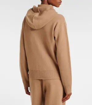 Moncler Wool And Cashmere Cardigan - Brown
