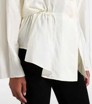 Chloé Peplum Shirt - White