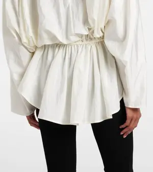 Chloé Peplum Shirt - White