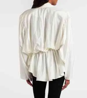 Chloé Peplum Shirt - White
