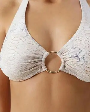 Melissa Odabash Brussels Bikini Top - Lizard