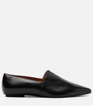 TOD'S Leather Loafers - Black