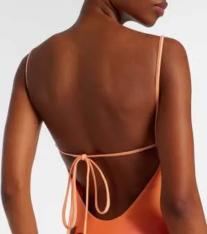Simkhai Printed One-piece Swimsuit