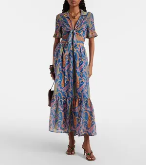 Etro Paisley Crop Top