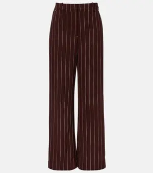Simkhai Tavar Pinstripe Wide-leg Pants