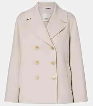 Max Mara Margot Virgin Wool Pea Coat