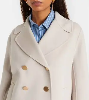 Max Mara Margot Virgin Wool Pea Coat