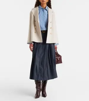 Max Mara Margot Virgin Wool Pea Coat