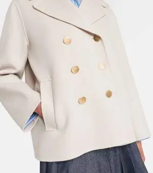 Max Mara Margot Virgin Wool Pea Coat
