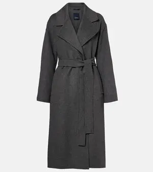 Max Mara Hobby Virgin Wool Wrap Coat