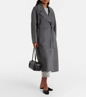Max Mara Hobby Virgin Wool Wrap Coat