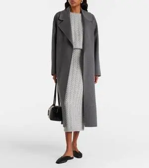 Max Mara Hobby Virgin Wool Wrap Coat