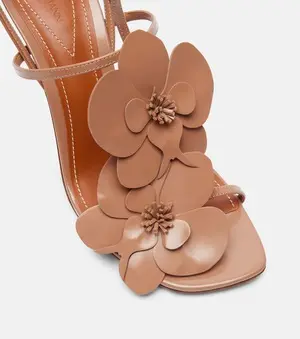 Zimmermann Orchid 85 Leather Sandals - Brown