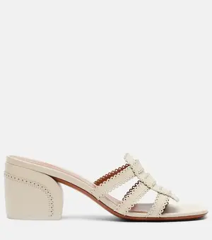Zimmermann Goldie 65 Leather Mules