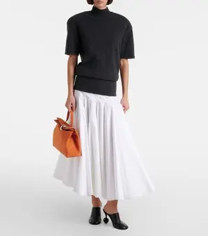 Jacquemus Valerie Medium Suede Top-handle Bag