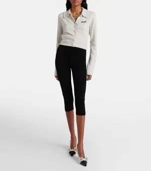 Chloé Logo Wool Cardigan