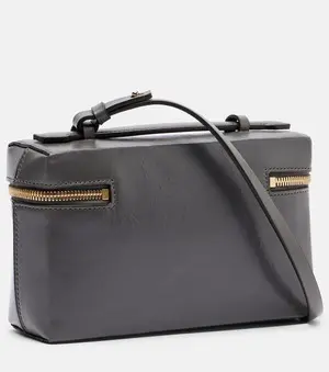 Victoria Beckham Small Leather Vanity Bag - Grey