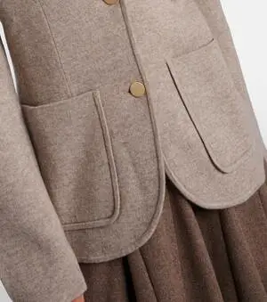 Jardin Des Orangers Wool And Cashmere Blazer