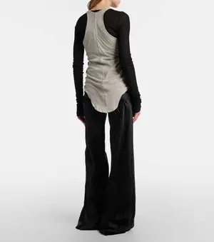 Rick Owens Bias Wide-leg Pants - Black