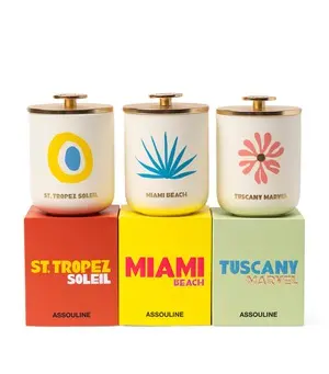 Assouline Miami Beach Travel From Home Candle - Neutral