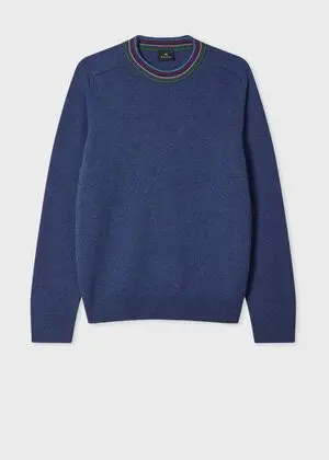 Paul Smith Mid Merino Wool 'sports Stripe' Sweater