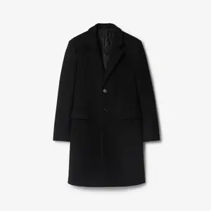 Burberry Tailored Wool Coat - Black