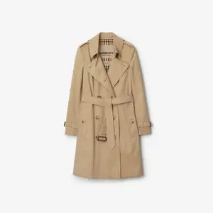Burberry Midlength Chelsea Heritage Trench Coat - Honey