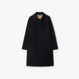 Burberry Mid-length Camden Heritage Car Coat - Black
