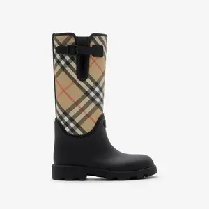 Burberry Rubber Marsh Stamp High Boots
