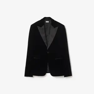 Burberry Velvet Tuxedo Jacket