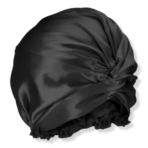 BLISSY Mulberry Silk Bonnet - Black