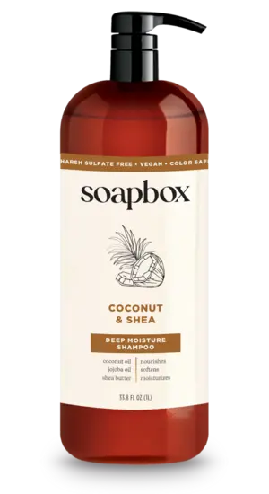 SOAPBOX Coconut & Shea Deep Moisture Shampoo - One-color