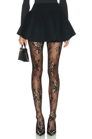 Wardrobe.NYC Circle Mini Skirt - Black