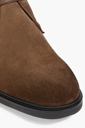 Santoni Suede Desert Boots - Brown