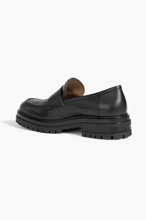 GIANVITO ROSSI Paul Leather Loafers
