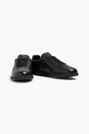 Santoni Dbs Leather Sneakers
