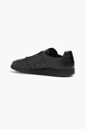 Santoni Dbs Leather Sneakers