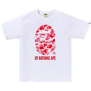 A BATHING APE Abc Camo Tee - White