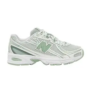 NEW BALANCE 740 'white Mint Metallic Silver - Green