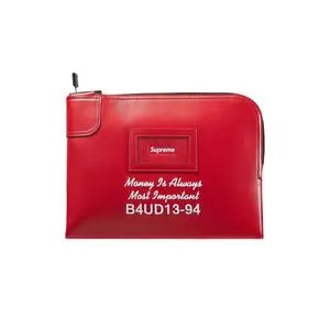 Supreme Leather Pouch - Red
