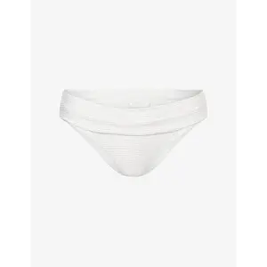 Heidi Klein Delos Fold-over Bikini Bottom - Wht