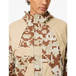 A BATHING APE X Kazuki Snow Hooded Shell Jacket - Beige