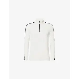 Fusalp Alpille Thermal Layer Stretch-jersey Top - Neige/noir
