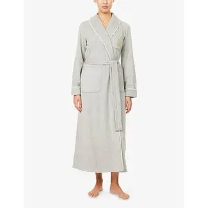 Ralph Lauren Dalton Fleece Long Robe - Grey Heather