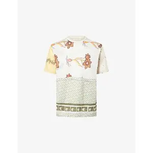 Paul Smith Multi-print Crewneck Cotton-jersey T-shirt