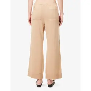 Simkhai Cotton And Cashmere Trousers - Light Camel