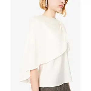 Simkhai Eliora Cape Woven Top - Cream