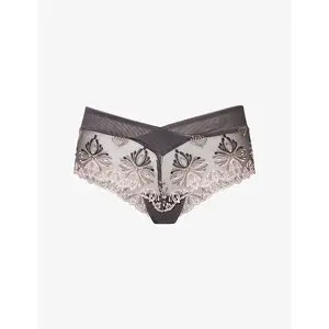 Chantelle Champs Elysees Shorty Lace Briefs - Blushed Ash